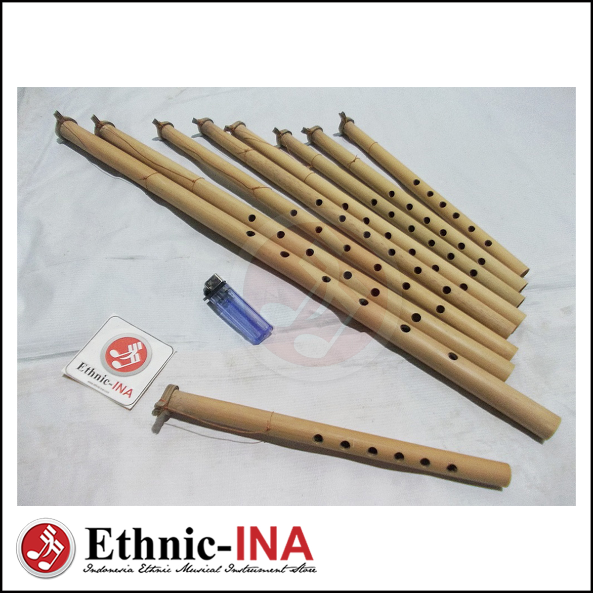 1 Set Seruling / Suling Bali (C-D-E-F-G-A-B-c’) – Ethnic INA